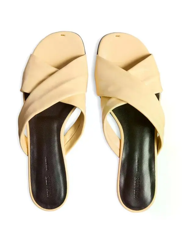Khaite Liria Flat Sandals - Neutrals