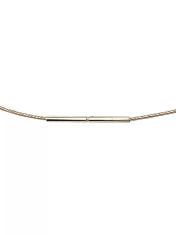 Hermès 2010-2026 Lacquered Cage D H Pendant Necklace - Blue