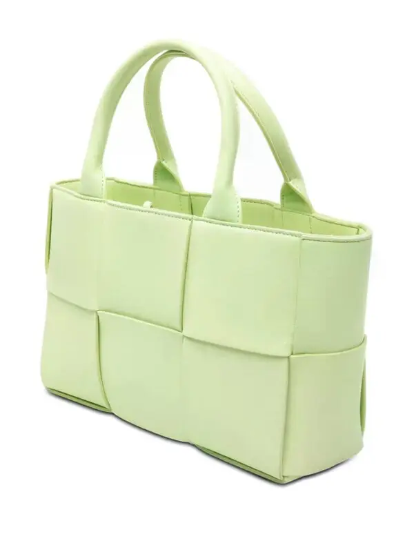 Bottega Veneta Nappa Maxi Intrecciato Arco Tote Satchel - Green