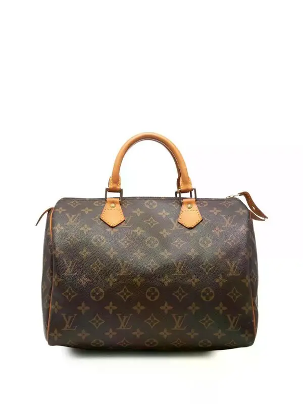LOUIS VUITTON 2004 Monogram Speedy 30 Boston Bag - Brown