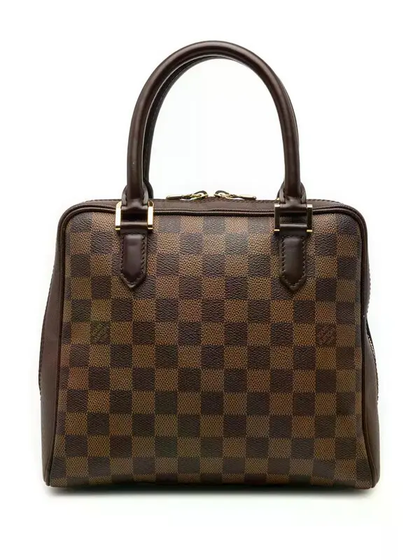 LOUIS VUITTON 2002 Damier Ebene Brera Handbag - Brown