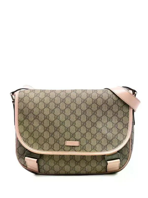 Gucci Gg Supreme Crossbody Bag - Neutrals