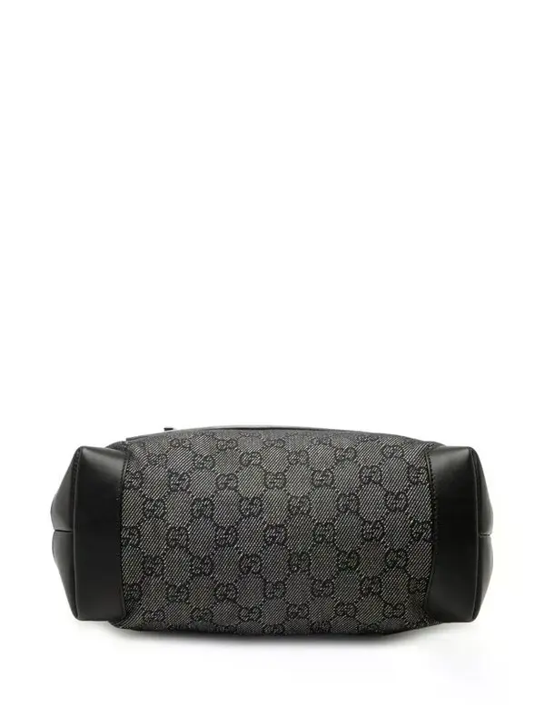 Gucci Gg Denim Tote Bag - Black