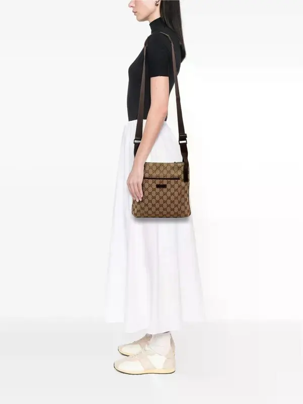 Gucci Gg Canvas Crossbody Bag - Neutrals