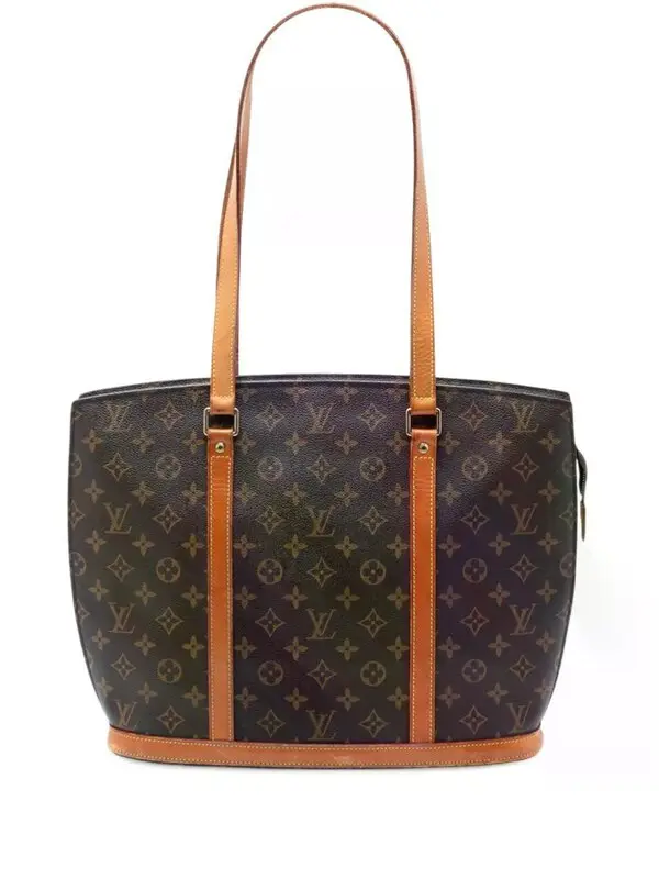 LOUIS VUITTON 2002 Monogram Babylone Tote Bag - Brown