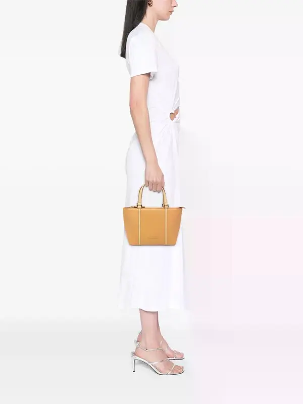 Burberry Leather Tote Bag - Brown