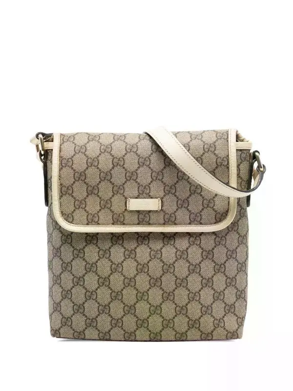 Gucci Gg Supreme Crossbody Bag - Neutrals