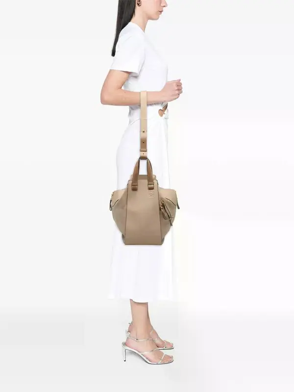Loewe Grained Calfskin Hammock Satchel - Neutrals