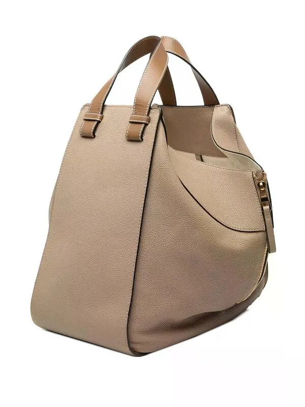 Loewe Grained Calfskin Hammock Satchel - Neutrals