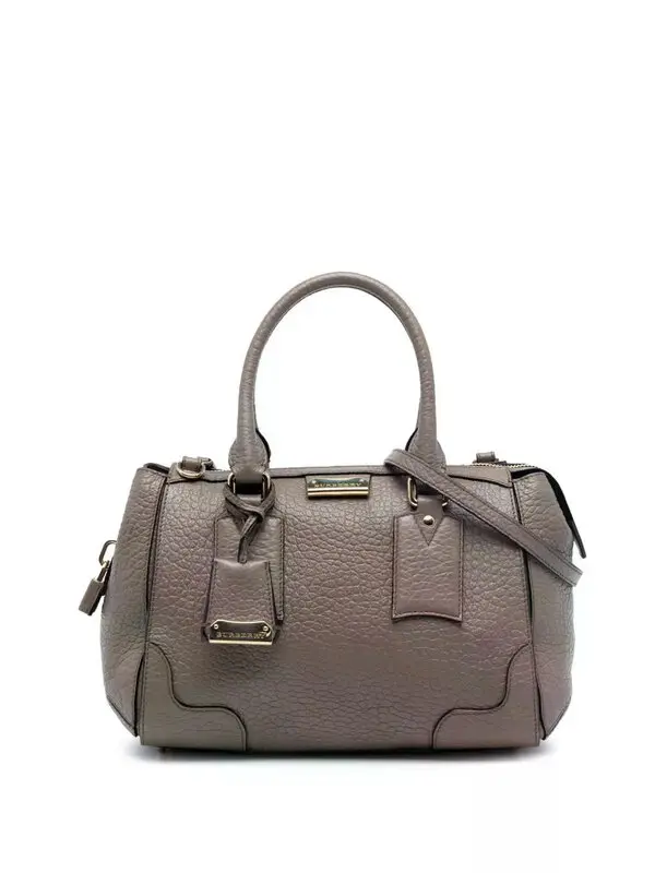 Burberry Small Grained Leather Heritage Gladstone Satchel