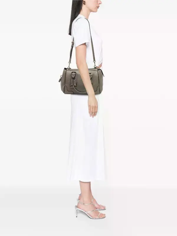 Burberry Small Grained Leather Heritage Gladstone Satchel