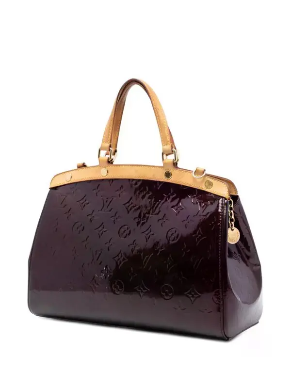 LOUIS VUITTON Monogram Vernis Brea Mm Satchel - Purple