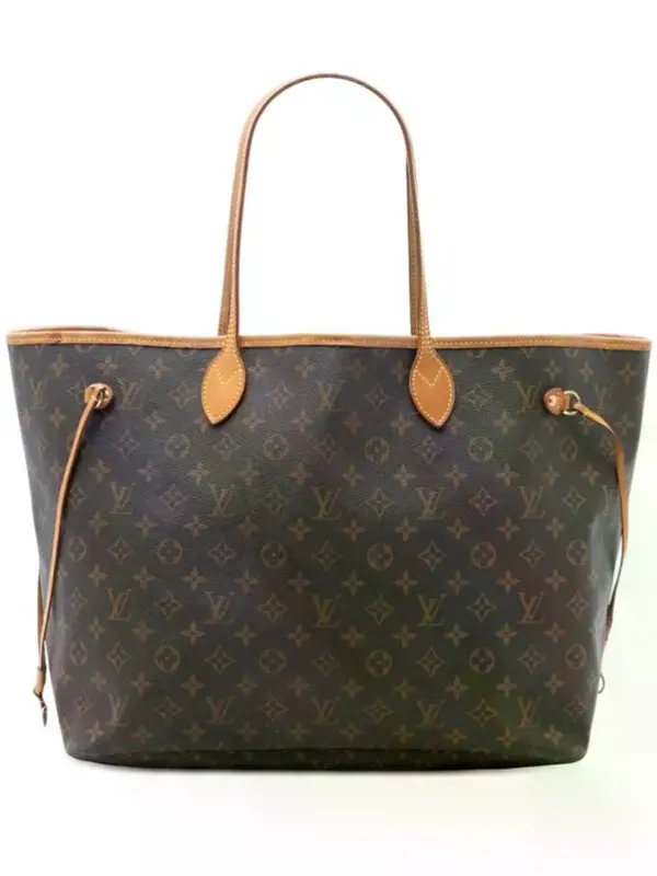 LOUIS VUITTON 2009 Neverfull Gm Tote Bag - Brown