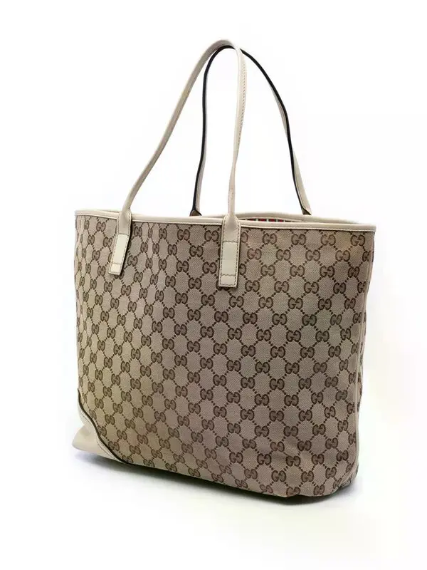 Gucci Large Gg Canvas Britt Tote Bag