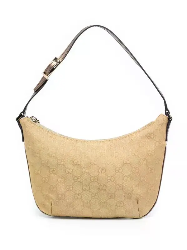 Gucci Gg Canvas Shoulder Bag - Brown