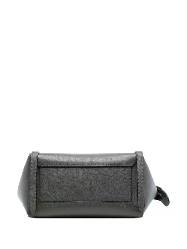 Celine Micro Belt Bag Grained Calfskin Satchel - Grey
