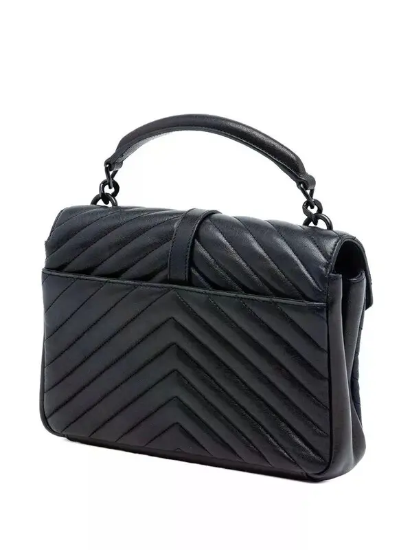 Saint Laurent 2017 Medium College Bag - Black