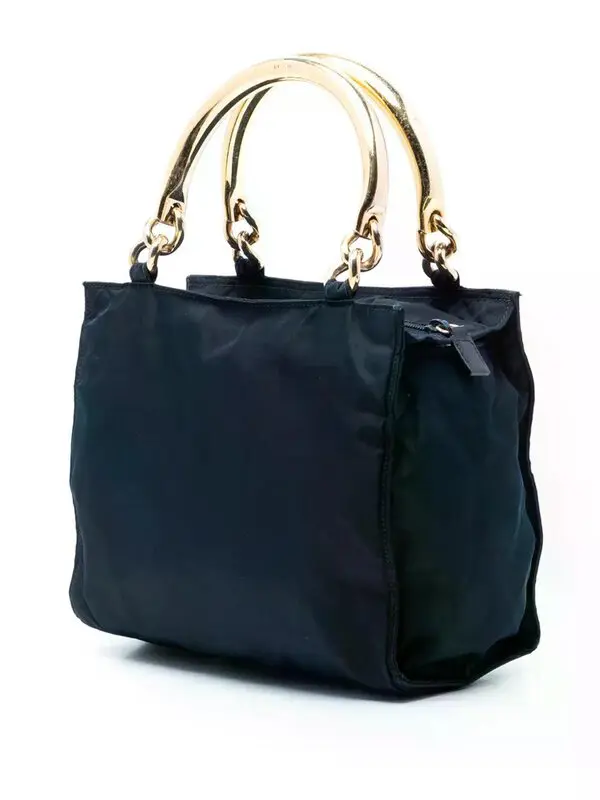 Prada 2000-2013 Tessuto Metal Handle Handbag
