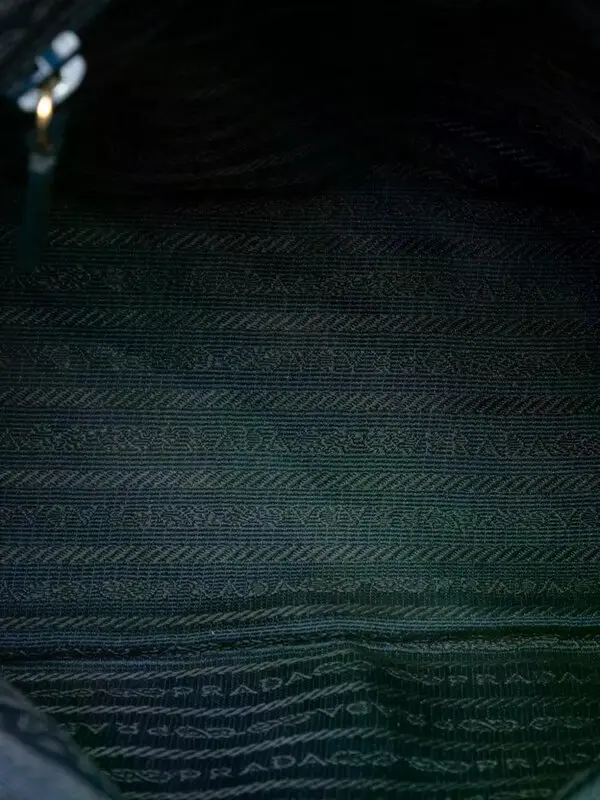 Prada 2000-2013 Tessuto Metal Handle Handbag