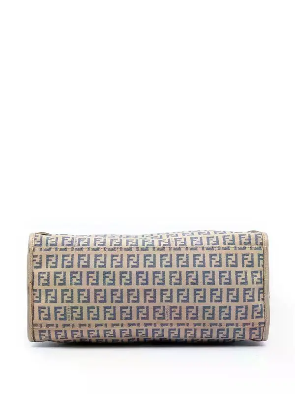 Fendi Zucchino Canvas Tote Bag - Neutrals