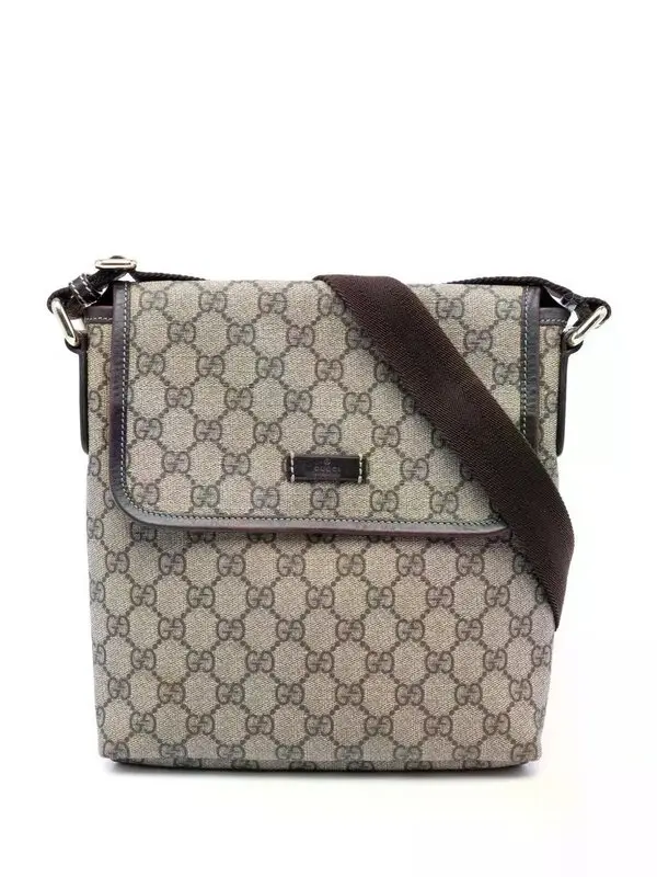 Gucci Gg Supreme Crossbody Bag - Neutrals