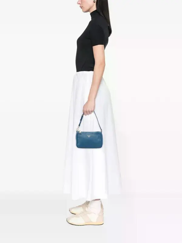 Prada 2000-2012 Vitello Daino Pochette Shoulder Bag