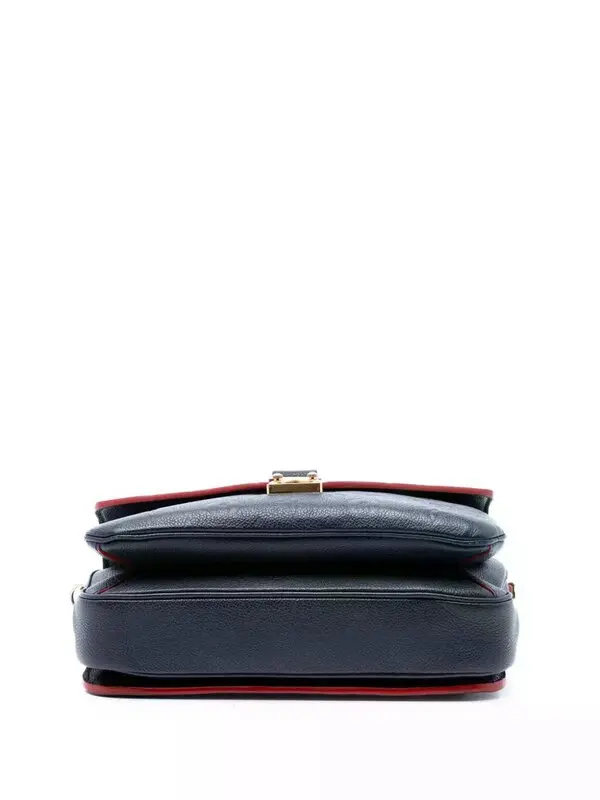 LOUIS VUITTON Monogram Empreinte Pochette Metis Satchel - Blue