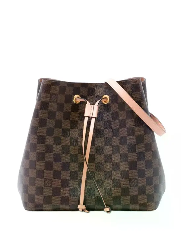 LOUIS VUITTON 2019 Damier Ebene Neonoe Mm Bucket Bag - Brown