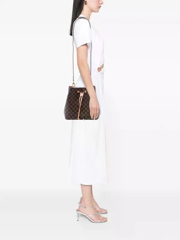 LOUIS VUITTON 2019 Damier Ebene Neonoe Mm Bucket Bag - Brown
