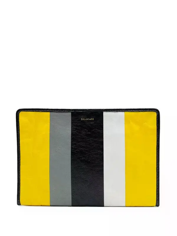 Balenciaga Bazar Clutch Bag - Yellow