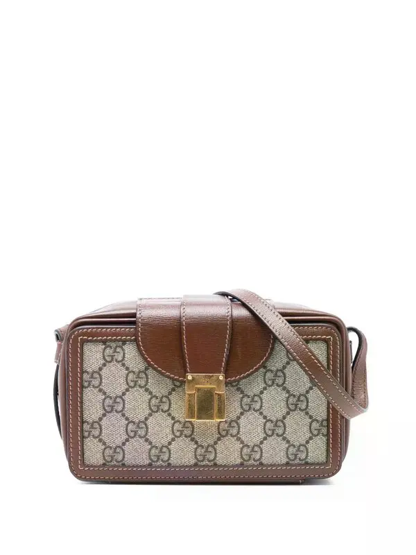 Gucci Mini Gg Supreme Clasp Crossbody Bag 2000-2015