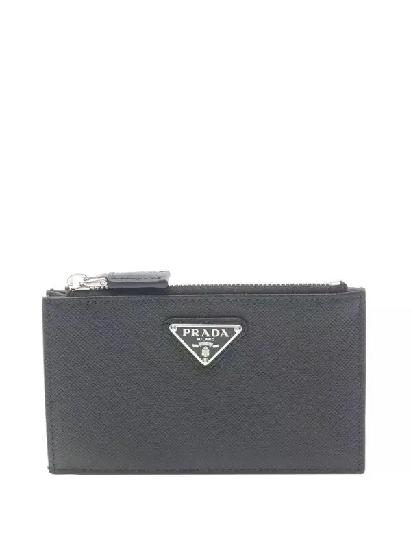 Prada 2013-2026 Saffiano Card Holder - Black
