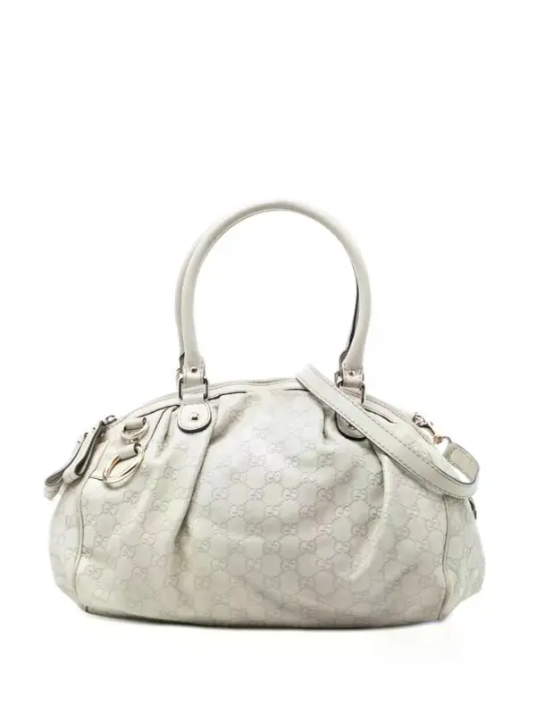 Gucci Sukey Satchel - White