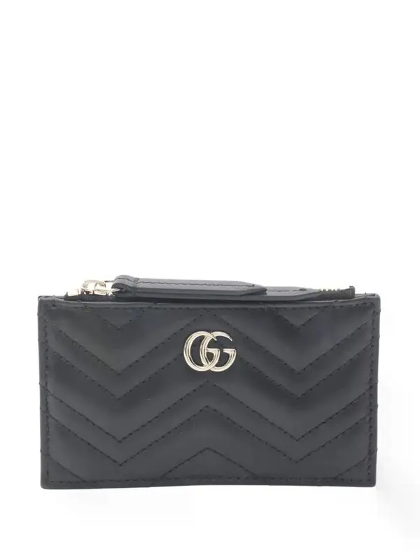 Gucci 2016-2026 Gg Marmont Coin Pouch - Black