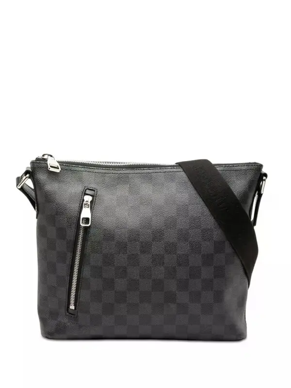LOUIS VUITTON Damier Graphite Mick Pm Crossbody Bag - Black