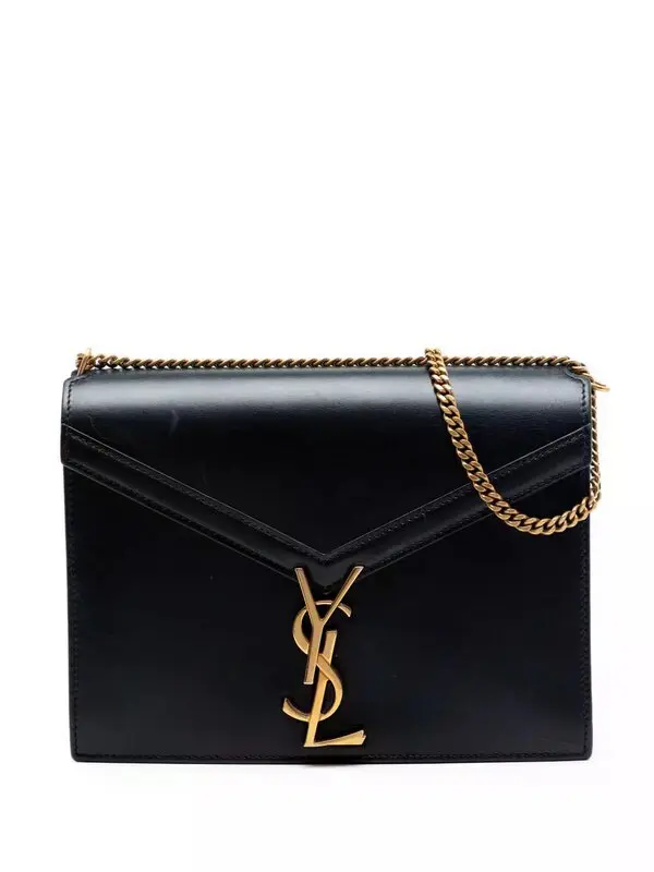 Saint Laurent 2018 Smooth Calfskin Monogram Cassandra Clasp Bag Shoulder Bag - Black