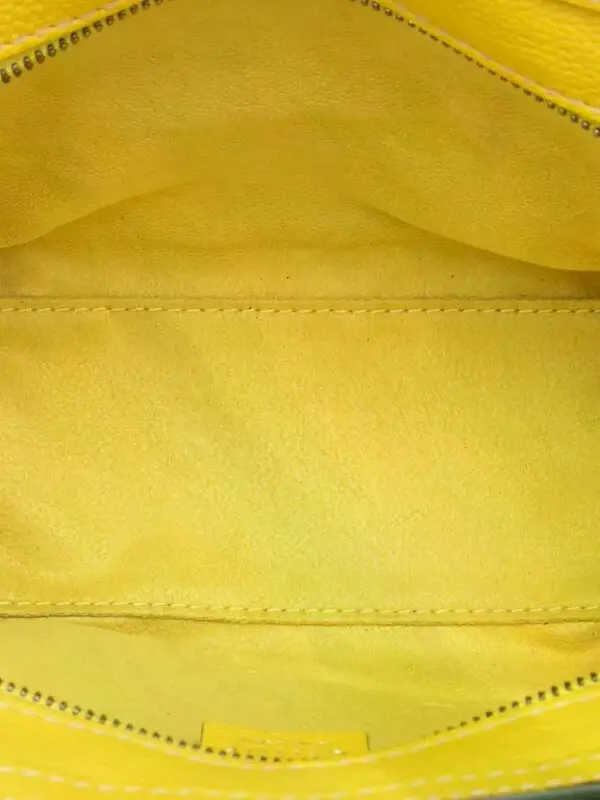 Celine 2011 Nano Grained Calfskin Luggage Satchel - Yellow
