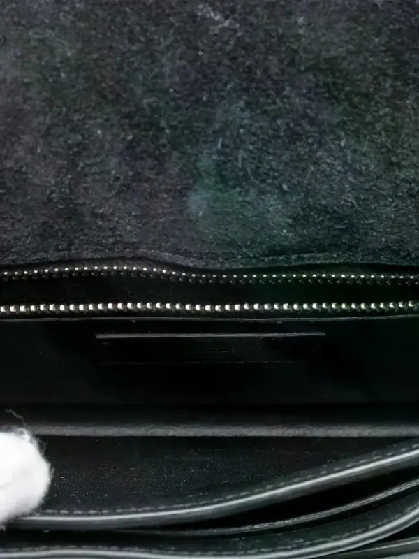 Saint Laurent 2018 Patent Monogram Cassandra Clasp Shoulder Bag - Black
