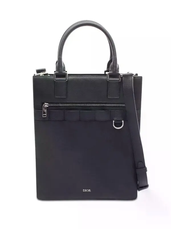 Dior 2021 Leather Safari North-south Tote Bag