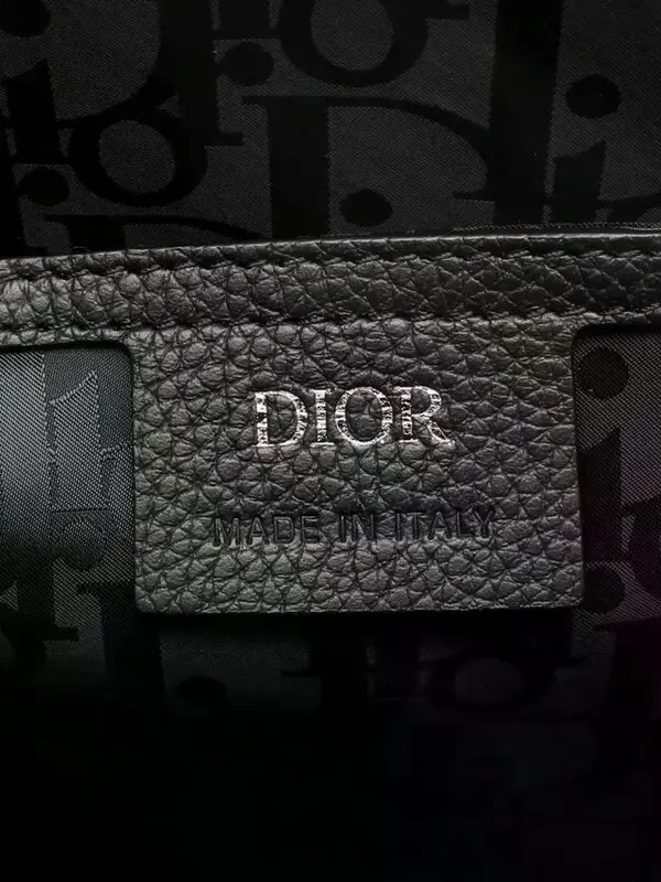 Dior 2021 Leather Safari North-south Tote Bag