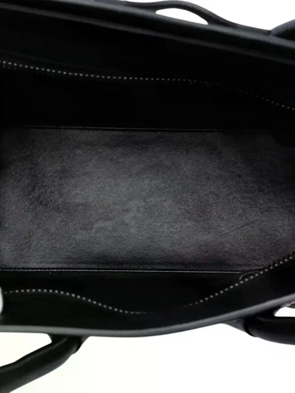 Celine 2014 Micro Tricolor Leather Luggage Tote Handbag