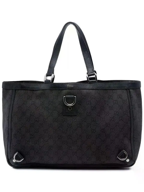 Gucci Gg Denim Abbey D Ring Tote Bag
