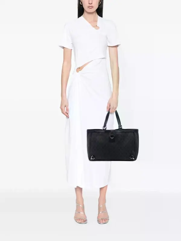 Gucci Gg Denim Abbey D Ring Tote Bag