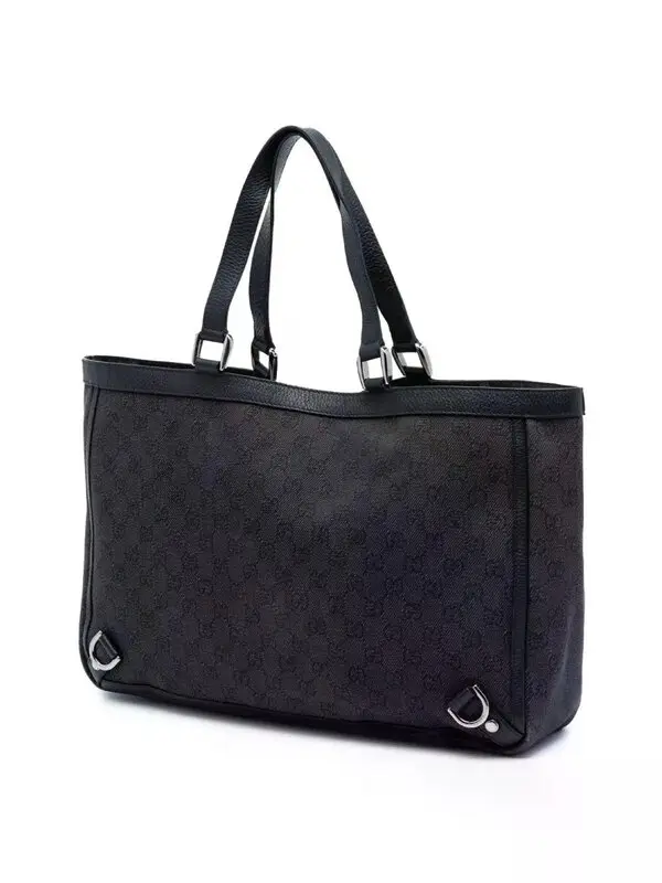 Gucci Gg Denim Abbey D Ring Tote Bag