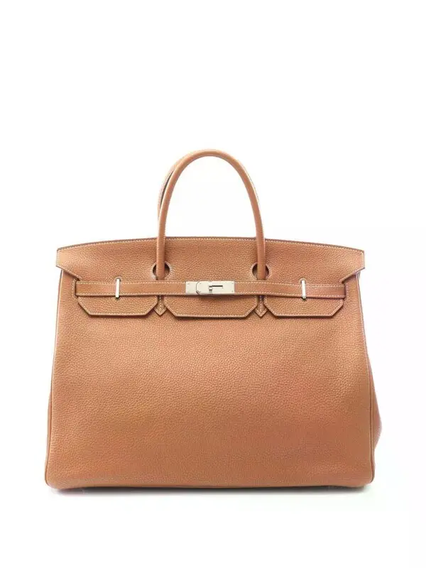 Hermès 2010 Togo Birkin Retourne 40 Handbag - Brown