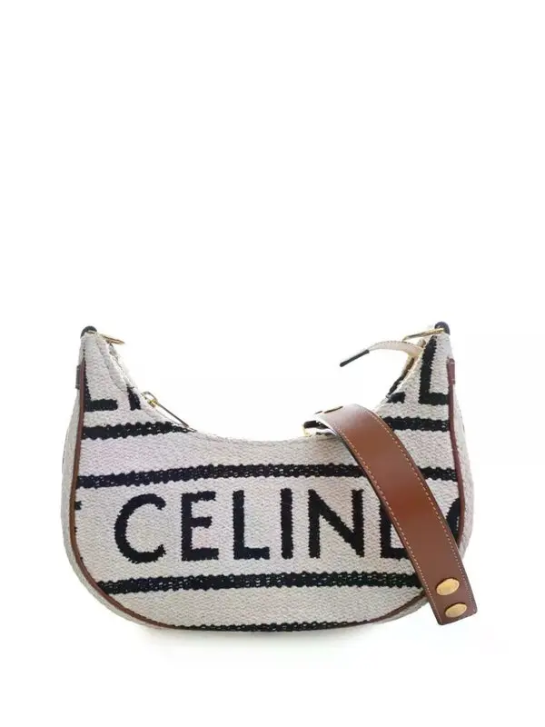 Celine 2022 Textile Ava Shoulder Bag - Neutrals