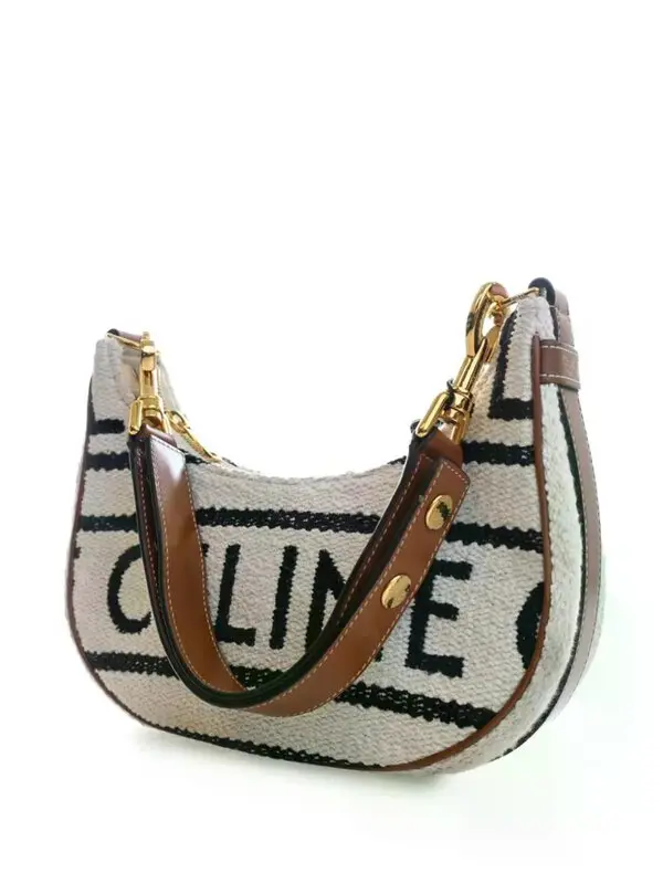 Celine 2022 Textile Ava Shoulder Bag - Neutrals