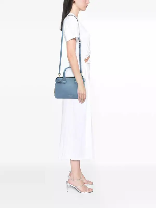 Burberry Small Leather And House Check Banner Satchel