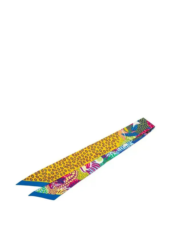 Hermès 2020-2026 Under The Waves Twilly Silk Scarf Scarves