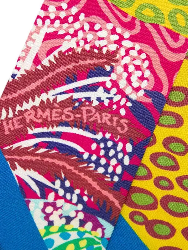 Hermès 2020-2026 Under The Waves Twilly Silk Scarf Scarves